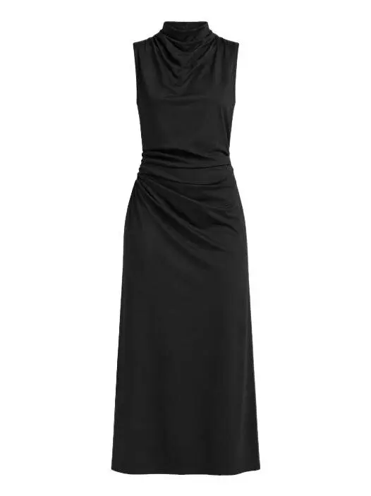Pinko Sleeveless High Neck Dress - Black