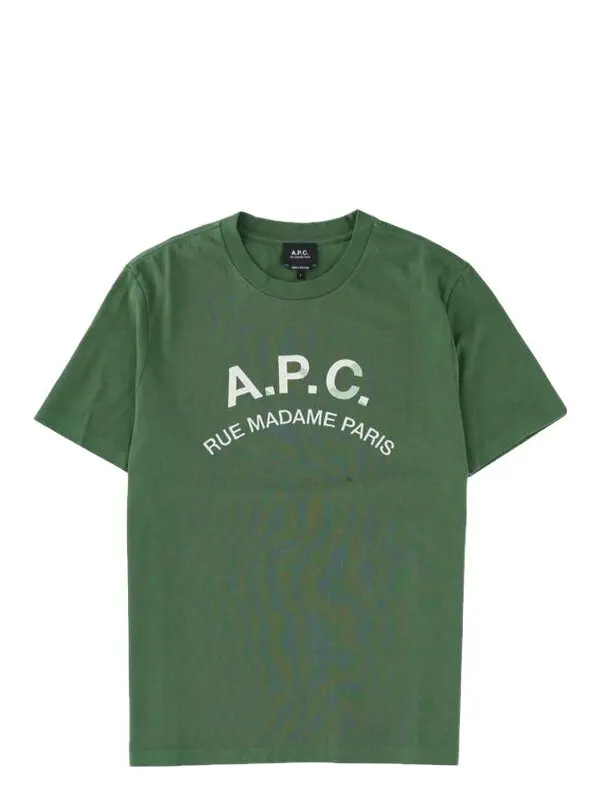 A.p.c. Logo Print T-shirt - Green