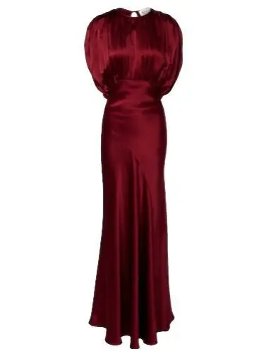 Tove Coco Silk Satin Gown - Red