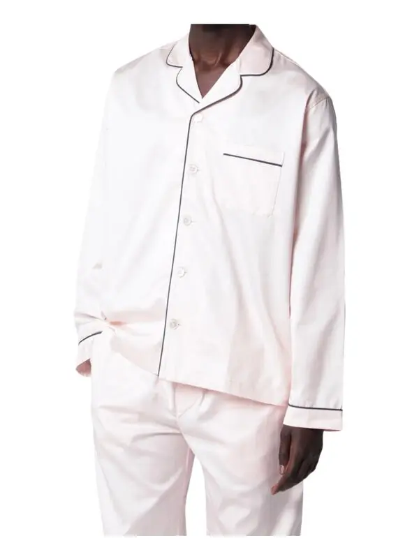 TEKLA Long-sleeved Pajamas - Light Pink