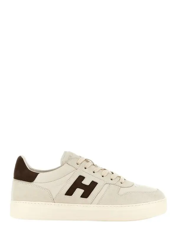 Hogan H-tv Lace-up Sneakers - Ivory