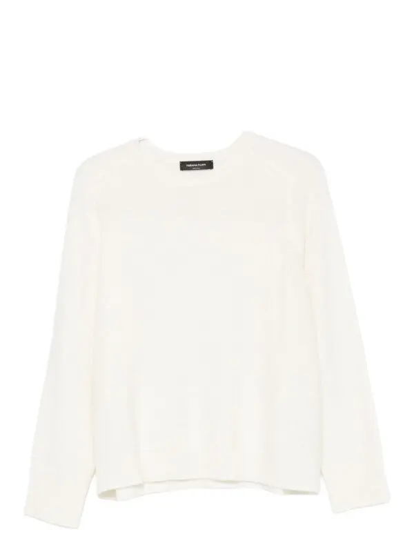Fabiana Filippi Sequin Embellished Sweater - White