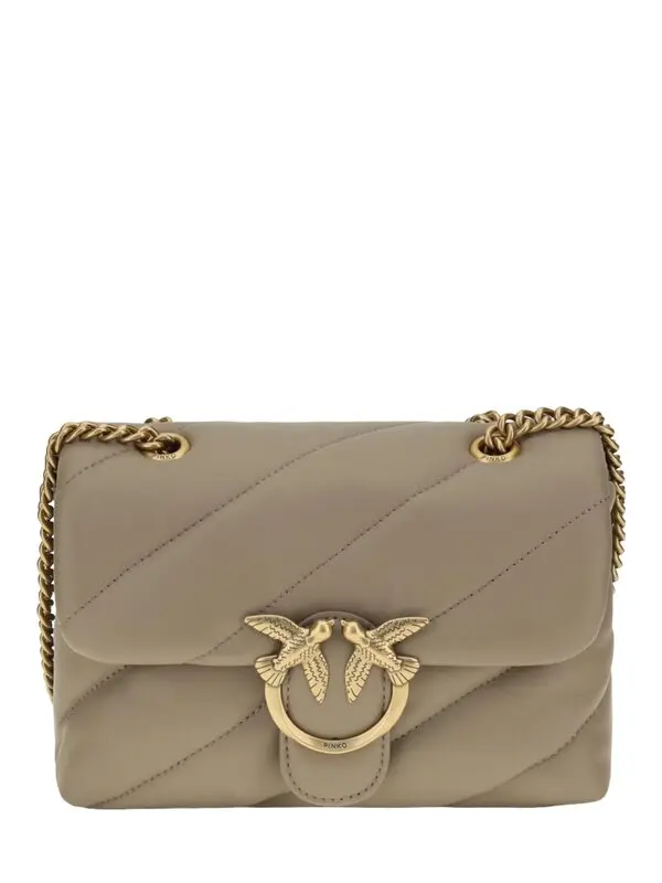 Pinko Love Mini Puff Shoulder Bag - Brown