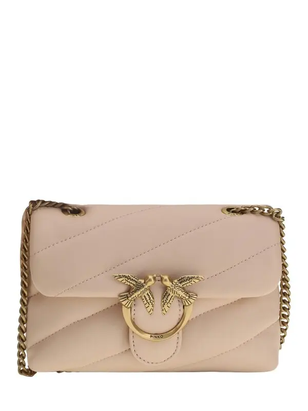 Pinko Love Baby Shoulder Bag - Nude
