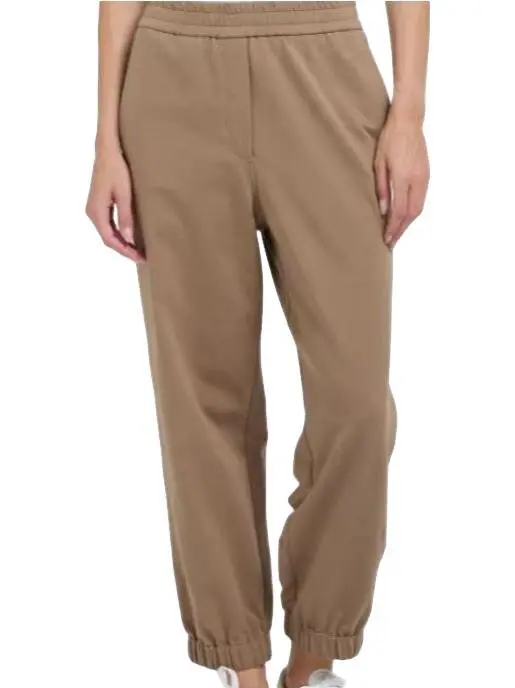 Brunello Cucinelli Elastic Waist Jogger Pants - Brown
