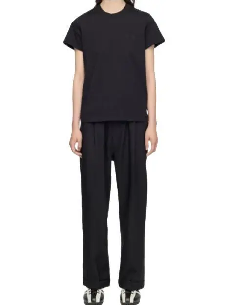 Y3 Sport Uniform Tapered Pants - Black