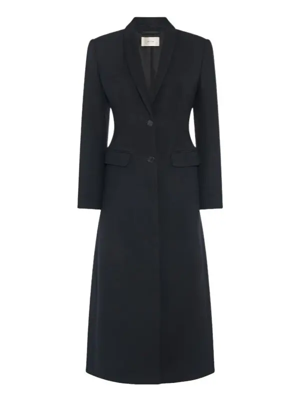 THE ROW Aisling Single-breasted Coat - Black