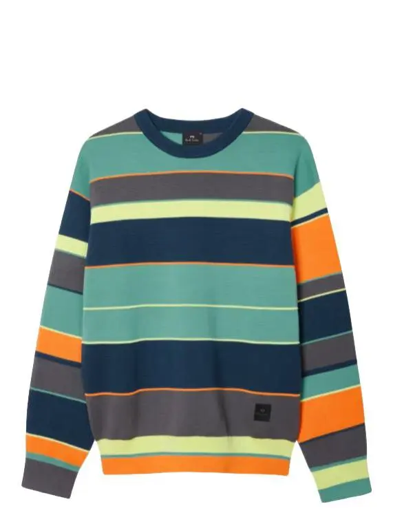 Paul Smith Stripe Milano Organic Cotton Sweater - Multicolour