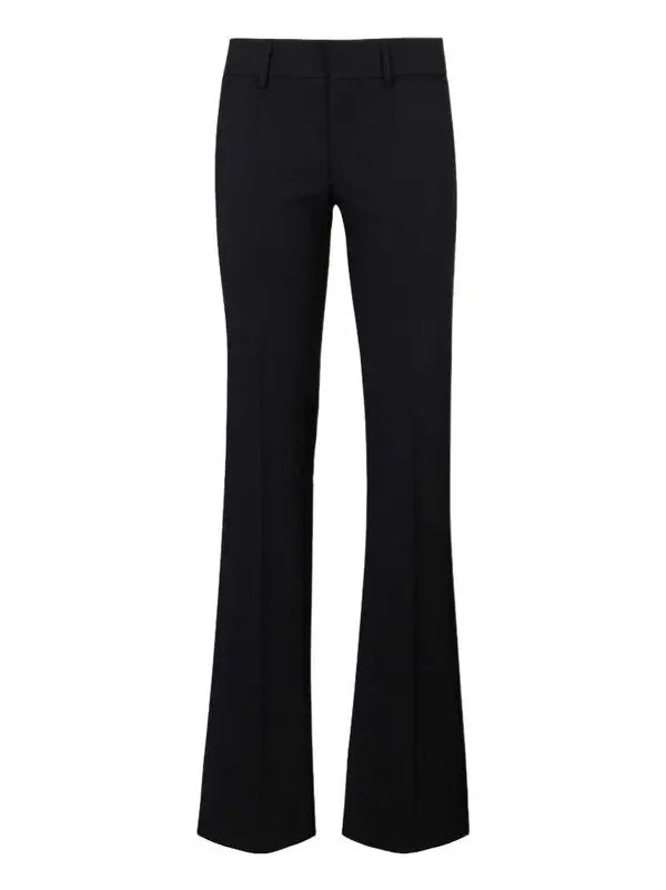 Dsquared2 Tailored Cigarette Pants With Peek-a-boo Detail - Black