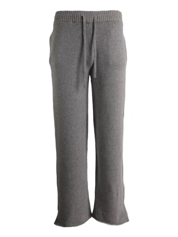 Casablanca Ribbed Knit Pants - Black
