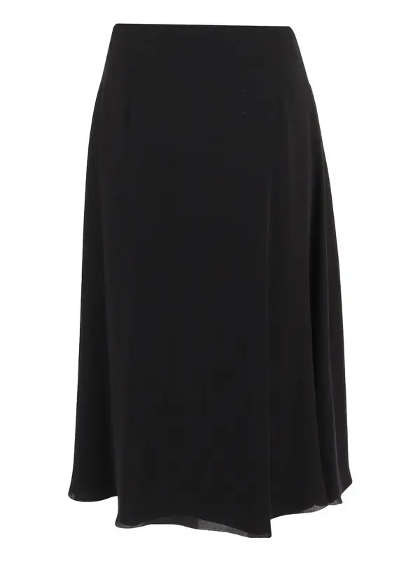 Valentino Garavani Back-slit Skirt - Black