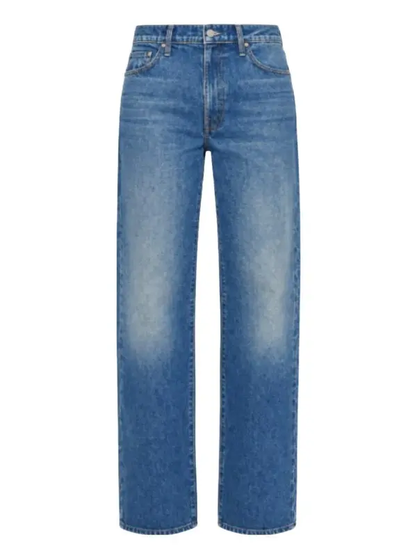 MOTHER The Dodger Flood Wide-leg Jeans - Blue