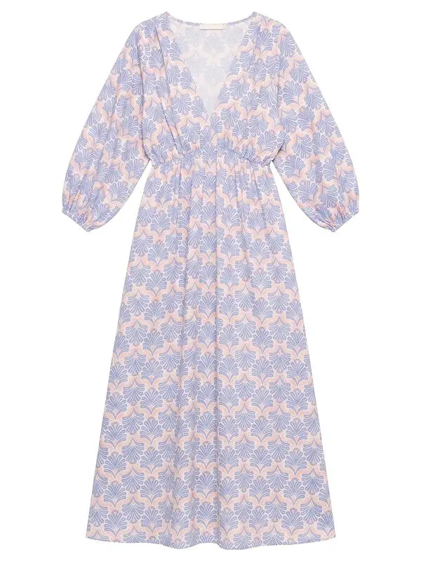 TANTRA SPAIN SL Printed Maxi Dress - Blue