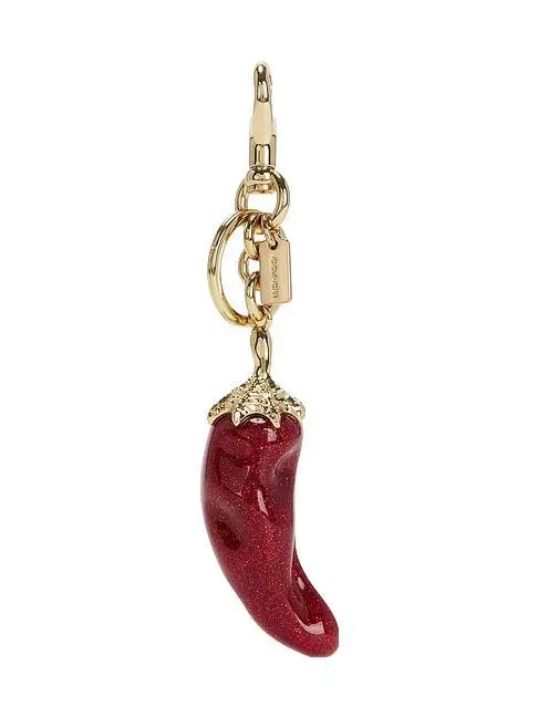 COACH Chili Pepper Bag Charm - Red