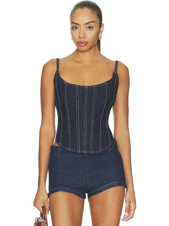 Retrofete Marishka Corset Top - Rinse