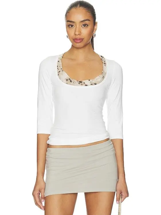 GEEL Thompson Top - White