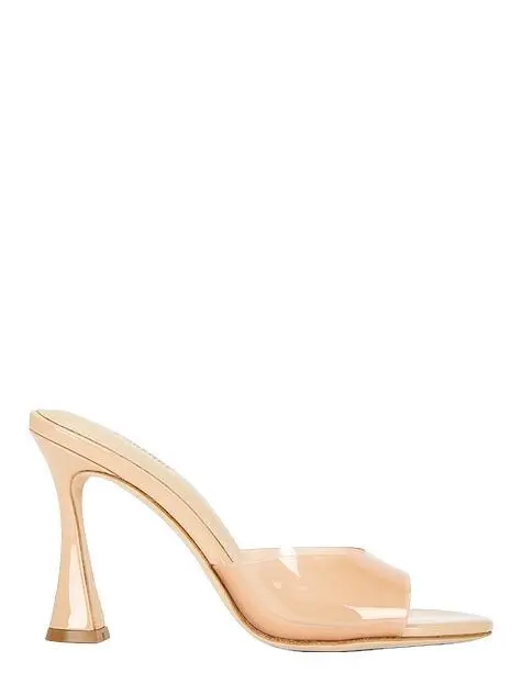 L'Agence Avery Stiletto Heel Sandal - Nude