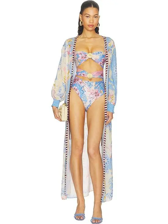 Agua Bendita X Isabelle Tunic Robe - Multi