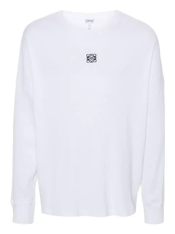 Loewe Anagram Cotton T-shirt - White