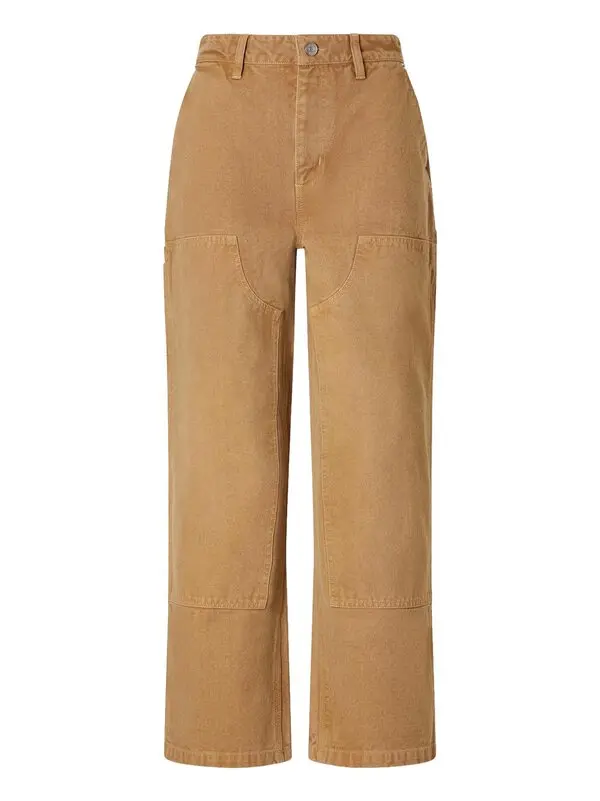 Sea Winslow Cotton Carpenter Pants - Brown