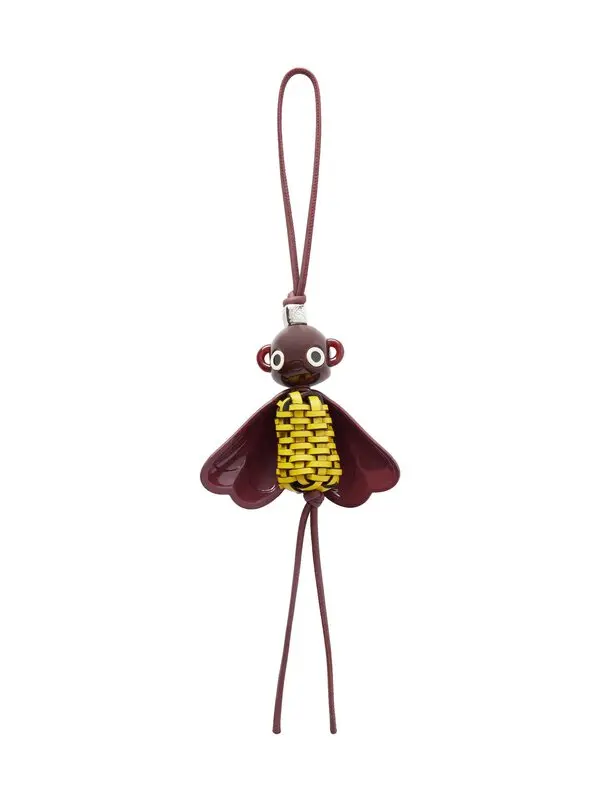 Loewe Bloombee Leather Bag Charm - Multi