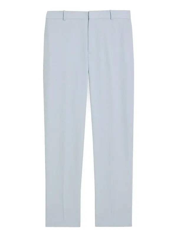 Alexander McQueen Tapered Wool Pants - Sky Blue