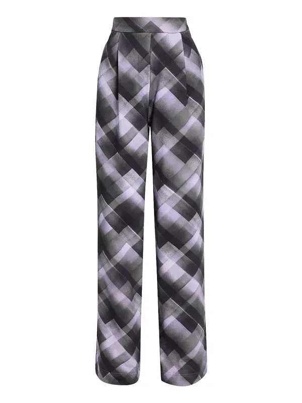 Dries Van Noten Printed French Cotton-terry Track Pants - Lavender
