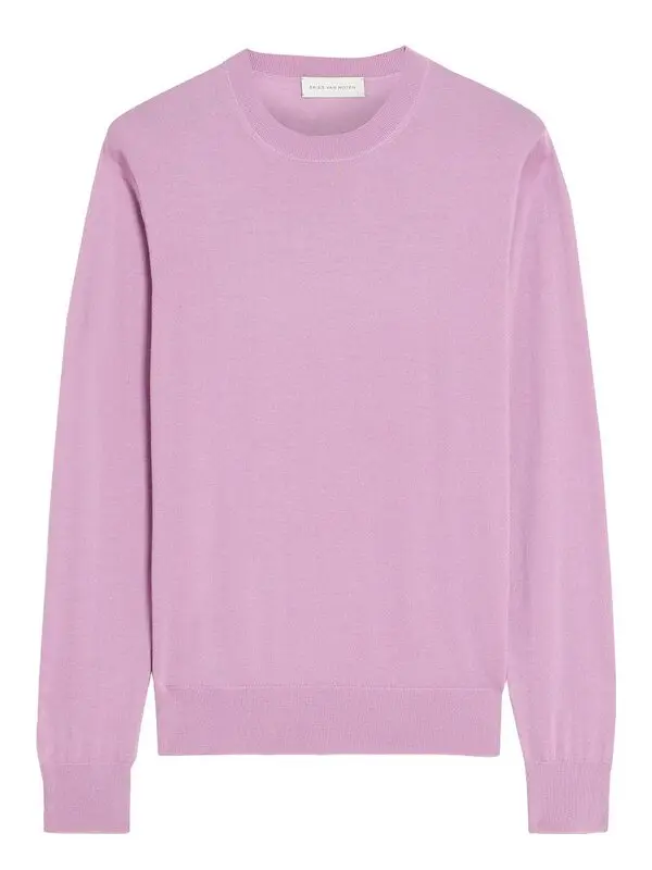 Dries Van Noten Merino Wool Sweater - Lilac