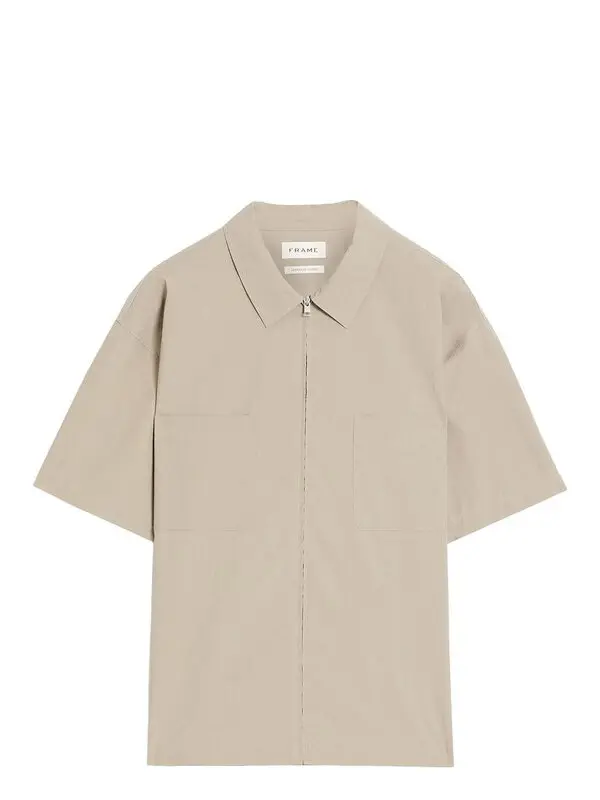 FRAME Cottonpoplin Shirt - Mushroom