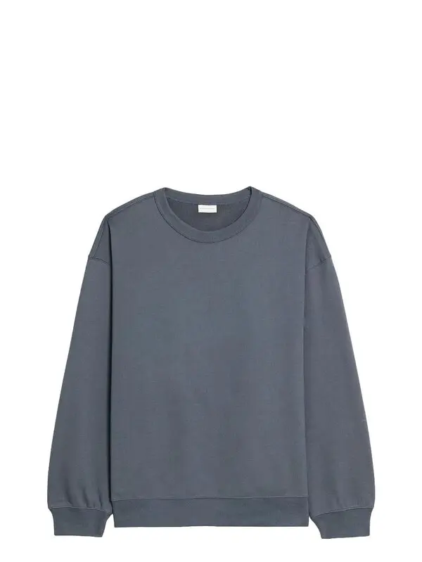 Dries Van Noten Cotton Jersey Sweatshirt - Dark Gray