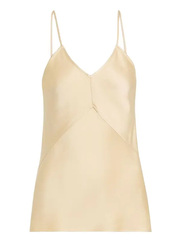 Victoria Beckham Satin Camisole - Beige