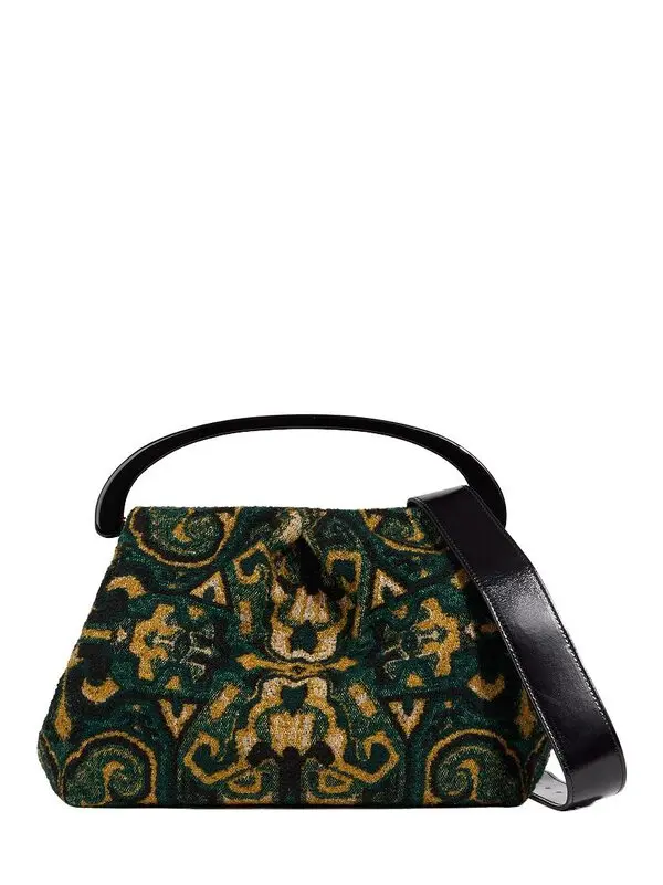 Dries Van Noten Jacquard Tote Bag - Green