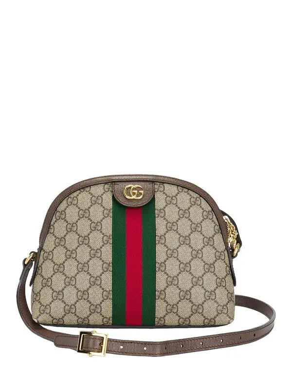 Gucci Ophidia Gg Supreme Canvas Shoulder Bag - Brown