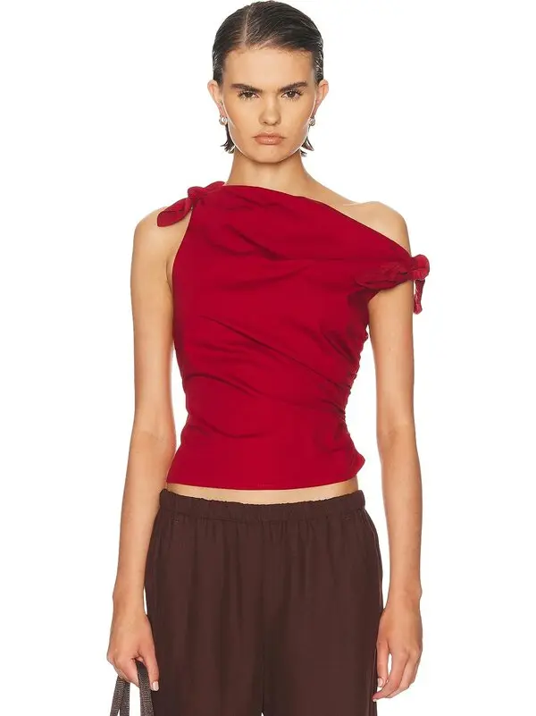 Staud Bellaria Top - Rouge