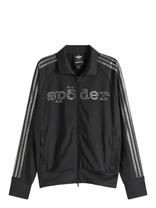 Adidas Sp5der Rhinestone Track Top - Black