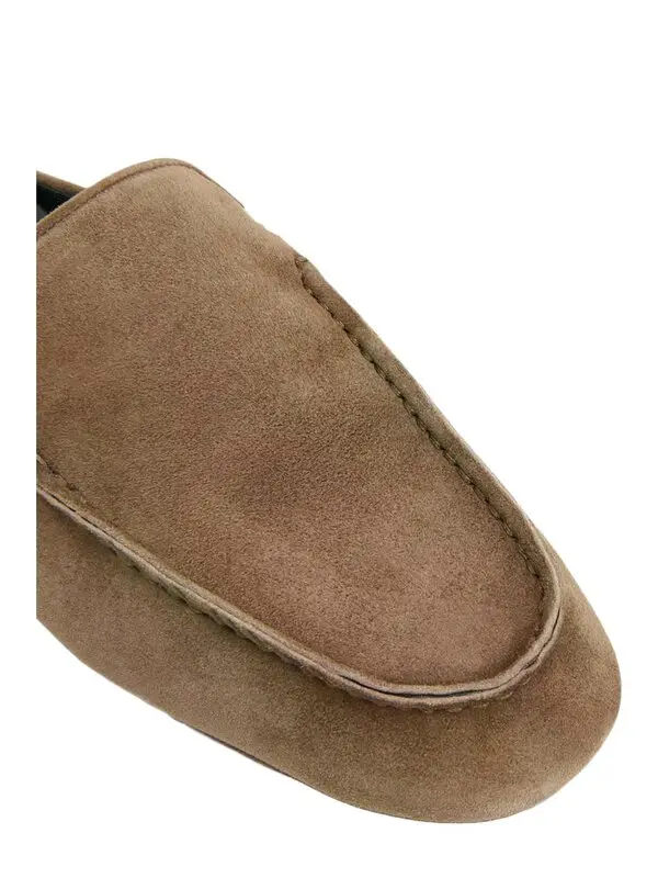 MANSUR GAVRIEL Suede Mules - Brown