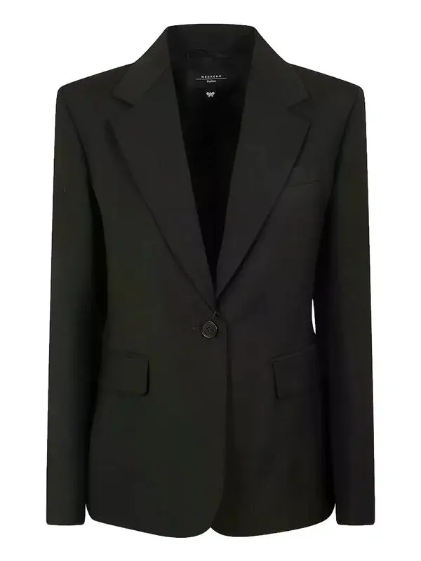 Max Mara Single-breasted Blazer - Black