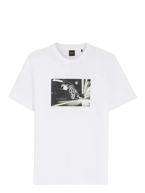BOSS Motors Graphic-print T-shirt - White