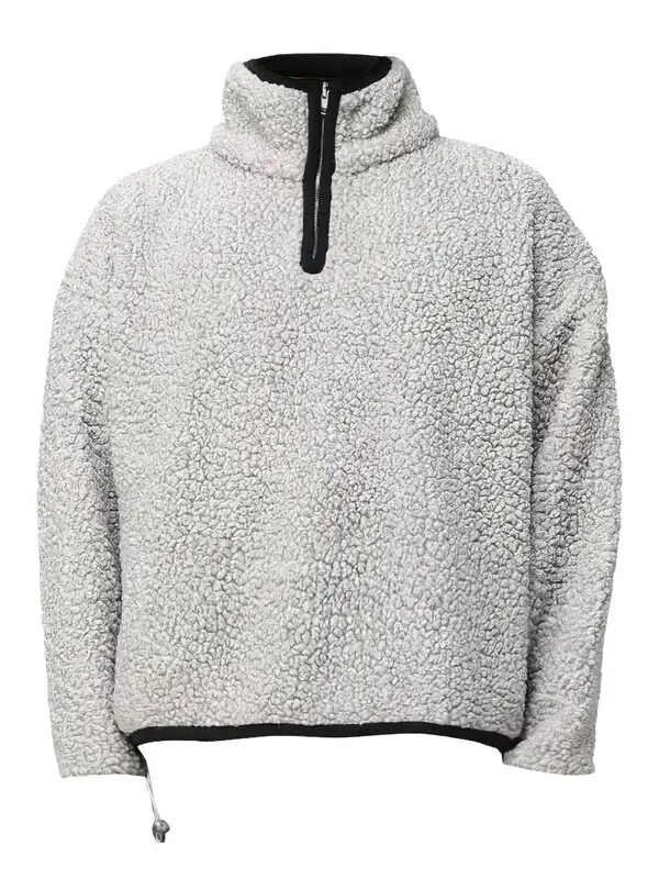 BONSAI Bouclé Zip-fastening Sweater - Grey