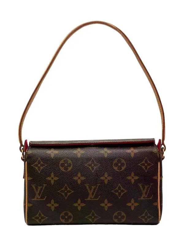 LOUIS VUITTON 2003 Monogram Recital Shoulder Bag - Brown