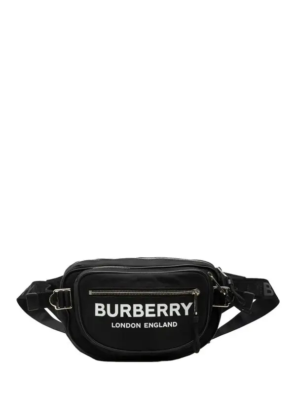 Burberry Nylon Logo Belt Bag - Black