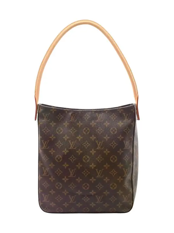 LOUIS VUITTON Monogram Looping Gm Shoulder Bag - Brown