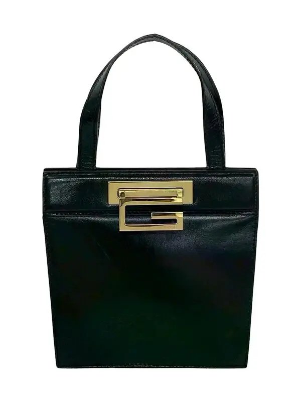 Gucci 1997 Leather Handbag - Black