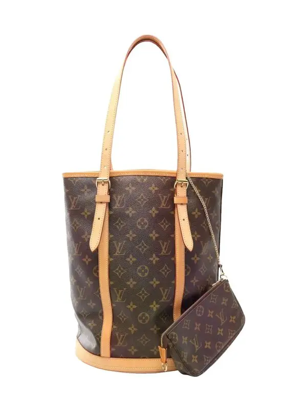 LOUIS VUITTON Monogram Gm Bucket Bag - Brown