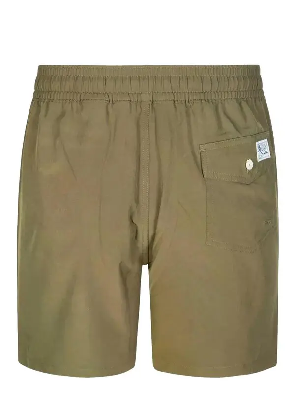 Polo Ralph Lauren Traveller Logo-patch Swim Shorts - Green