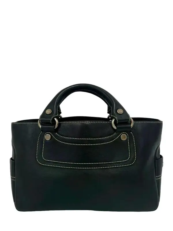 Celine Leather Boogie Handbag - Black