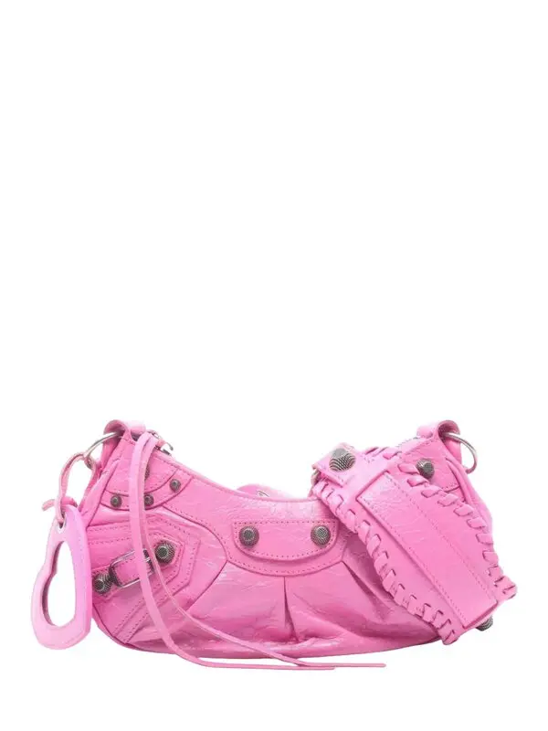 Balenciaga 2011 Lambskin Le Cagole Xs Crossbody Bag - Pink