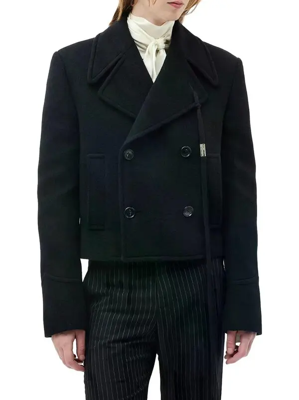ANN DEMEULEMEESTER Dalmar Double-breasted Jacket - Black
