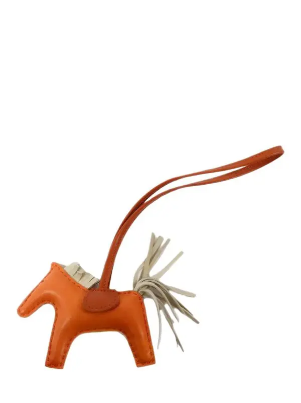 Hermès Rodeo Pm Horse Bag Charm - Orange