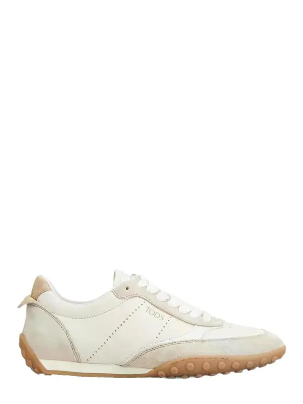 TOD'S Panelled Lace-up Sneakers - Neutrals